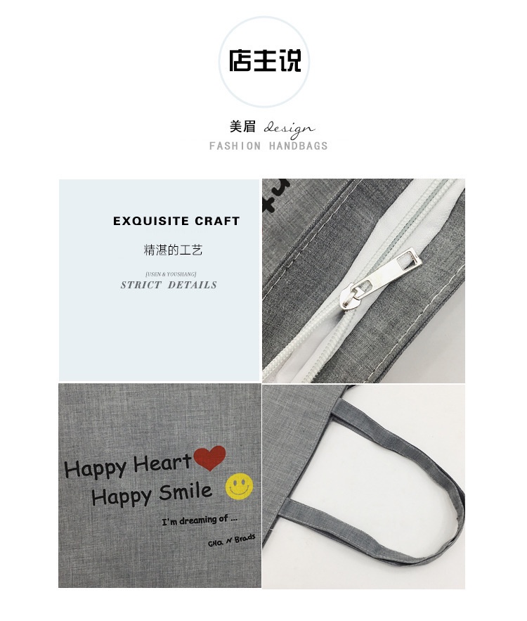 Korean Aesthetic Tote Bag Student Tote Bag Canvas Cute Tote Bag Murah ...