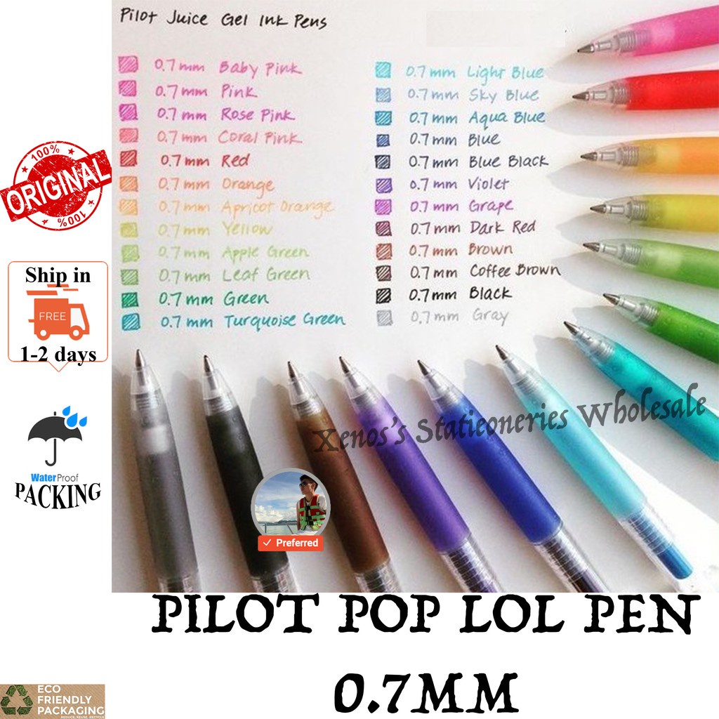 PILOT POP LOL GEL PEN 0.7MM (READY STOCK / 100% ORIGINAL) | Shopee Malaysia