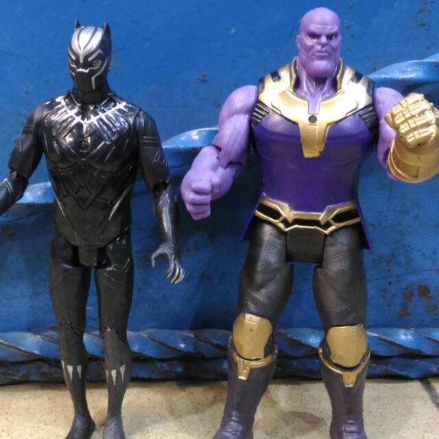 New Toy Figure Miniature Thanos And Black Phanter | Shopee Malaysia