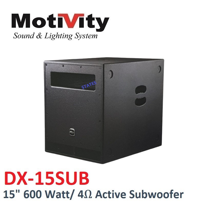 Motivity DX-15SUB 15" 600 Watt Active Subwoofer | Shopee Malaysia