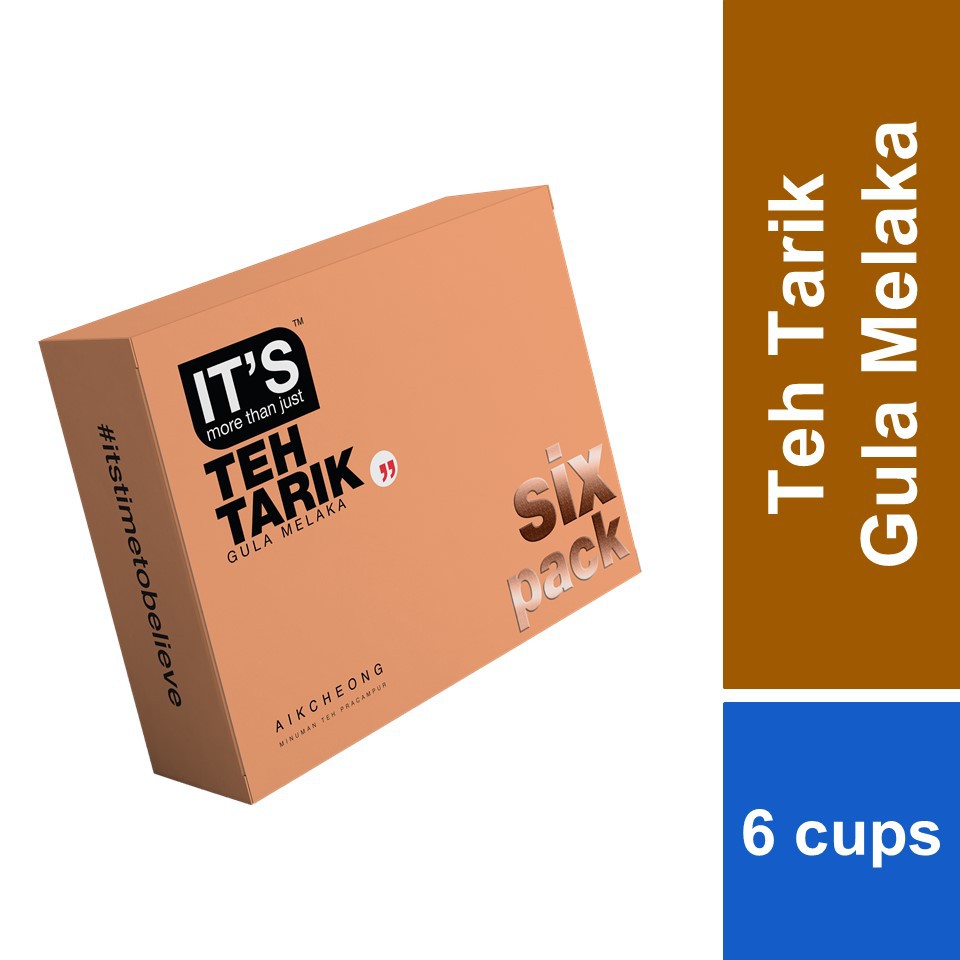 Aik Cheong It's Sixpack Teh Tarik Gula Melaka | Shopee Malaysia