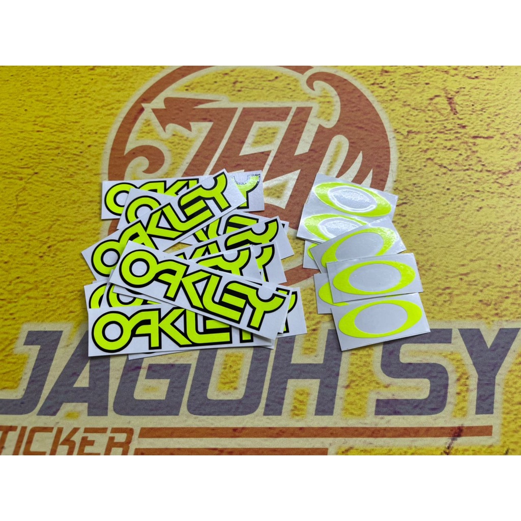 Sticker Oakley fluorescent colour【HIGH QUALITY】 | Shopee Malaysia