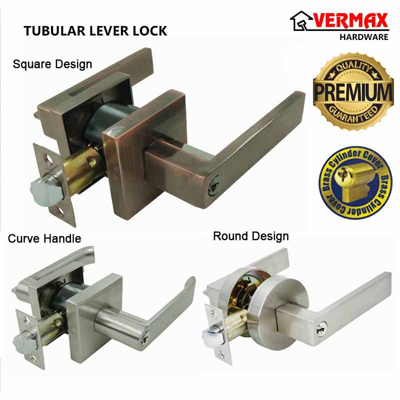 JTC Tubular Lever Lockset (JTL9491 8491 9091) / Quality Heavy Duty 2 ...