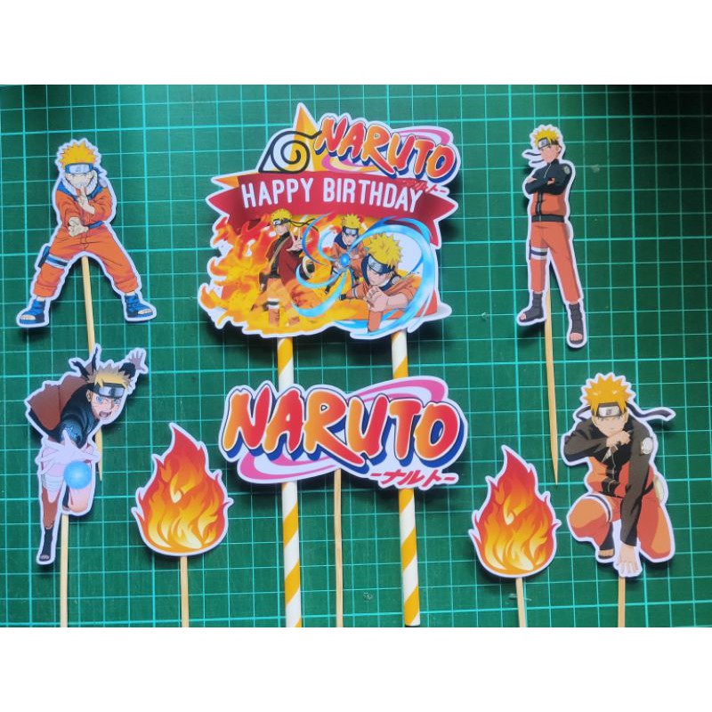 Naruto Cake Topper Custom A4 saiz READY STOCK | Shopee Malaysia