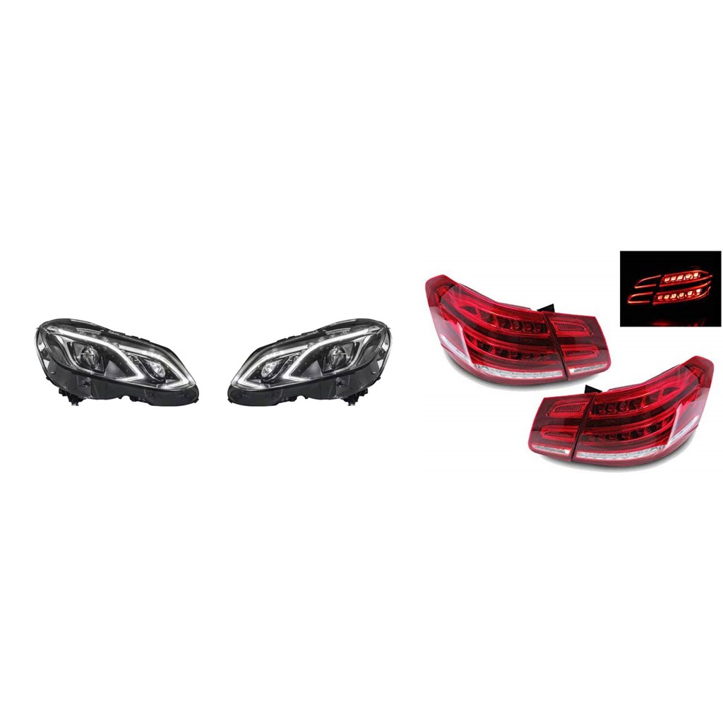 Mercedes Benz E Class W212 Facelift Look Headlamp Headlight Head Lamp ...