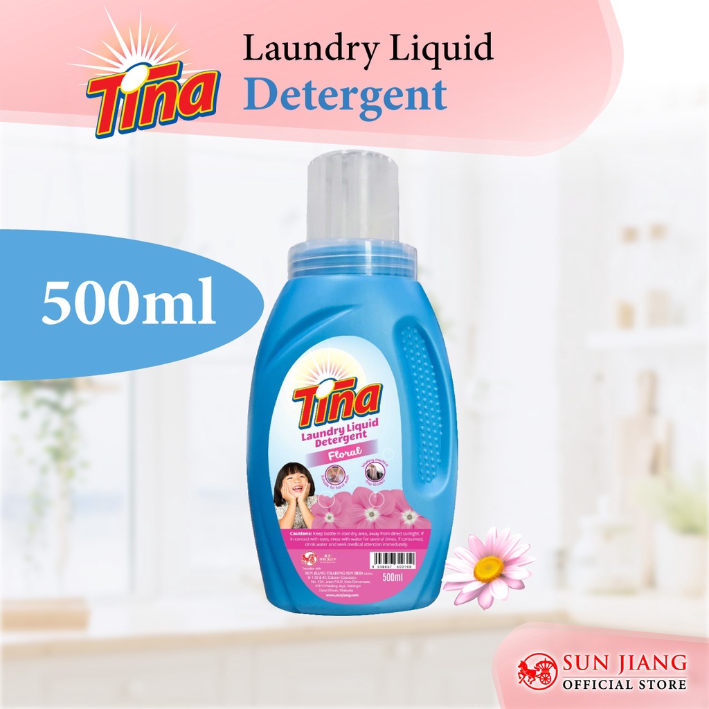 Tina Laundry Liquid Detergent - Flora 500ml | Shopee Malaysia