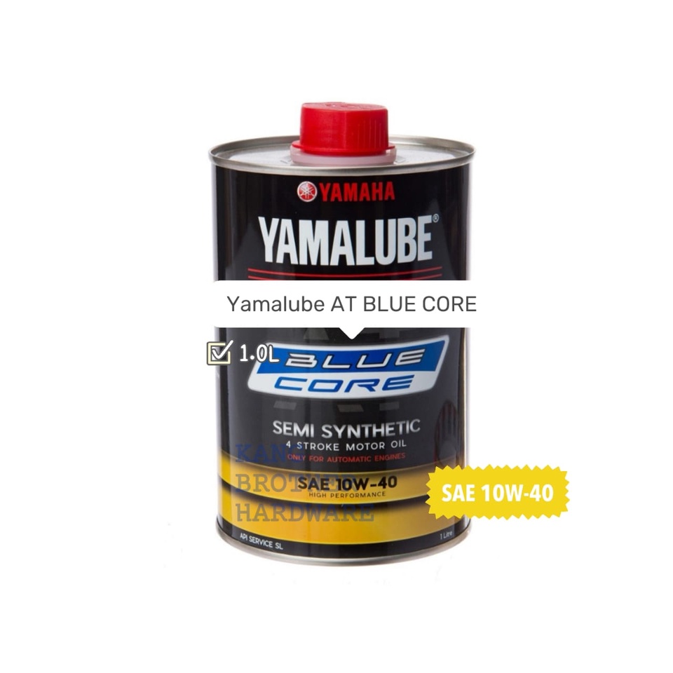 [100% ORIGINAL] Yamaha Yamalube AT 10W-40 Bluecore Semi Synthetic ...