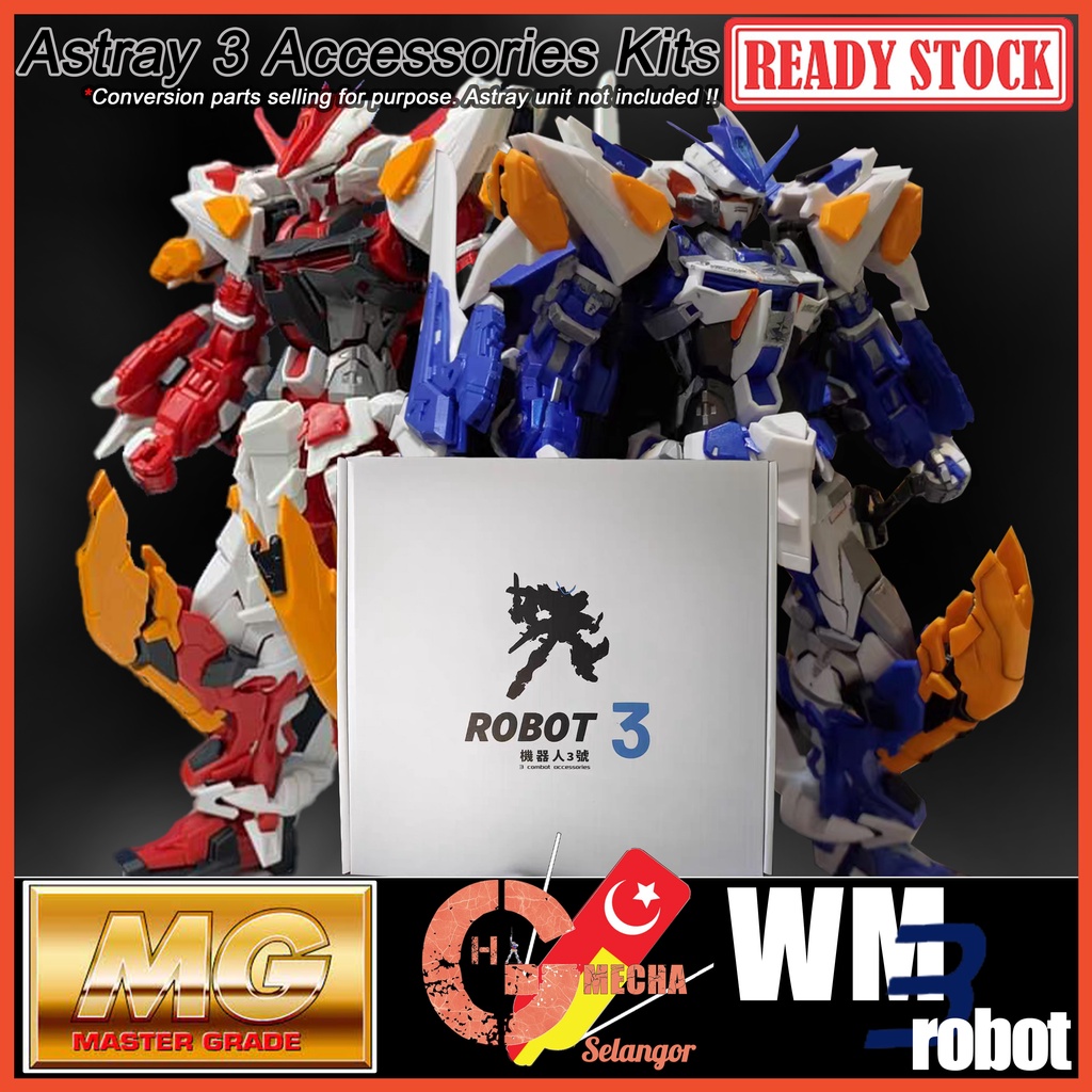 WM MG Astray Blue Red Frame Third 3rd Second Revise Conversion kit Part ...