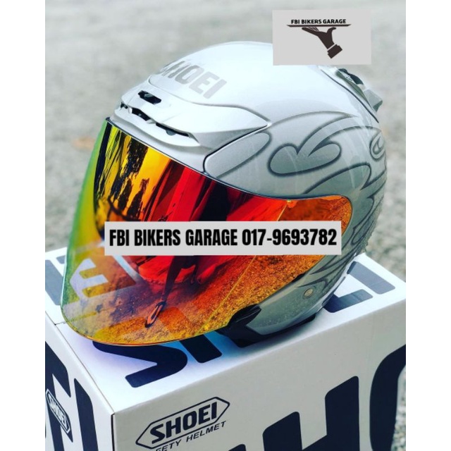 SHOEI JFORCE-2 JACK SILVER | Shopee Malaysia