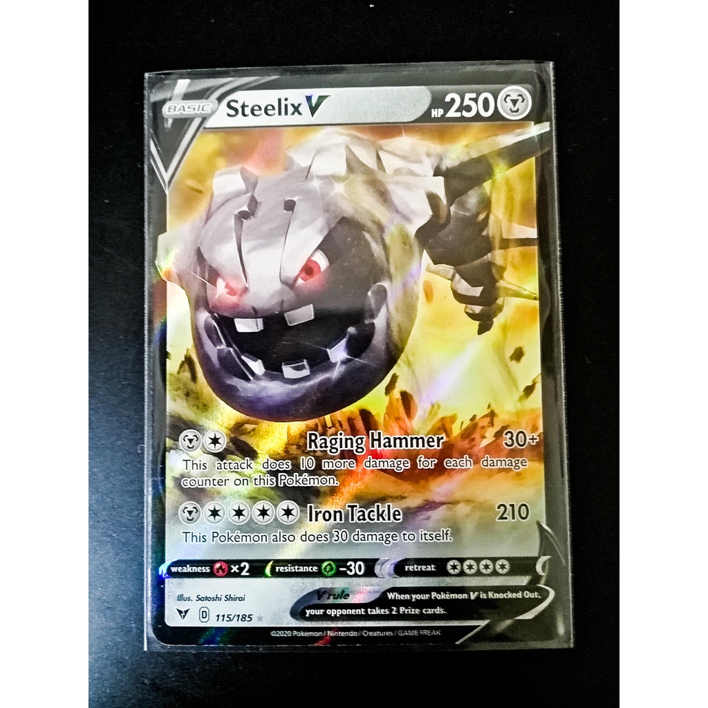 Steelix V - 115/185 - Ultra Rare | Shopee Malaysia