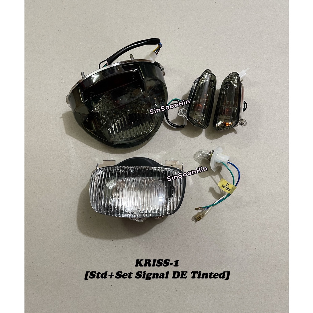 Modenas KRISS110 KRISS-1 STANDARD Head Lamp + Front Signal + Tail Lamp ...
