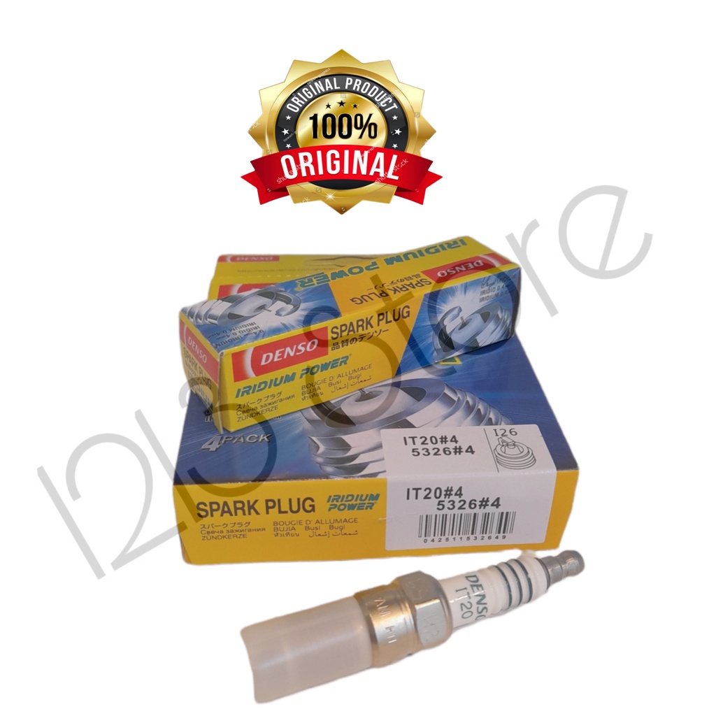 DENSO IRIDIUM POWER PLUG IT20 PROTON SAGA BLM FLX EXORA CPS GEN2 ...