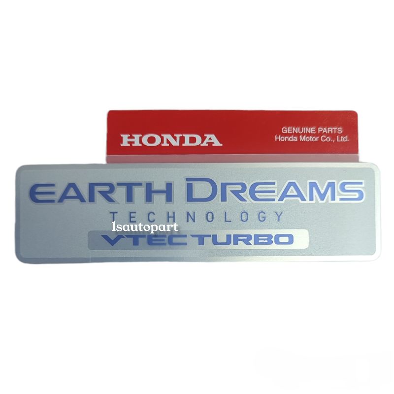 ORIGINAL HONDA EARTH DREAM VTEC TURBO EMBLEM | Shopee Malaysia