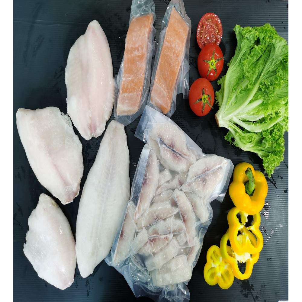 DS 26 SEAFOOD PACKAGE (patin fillet, perch fillet, tilapia fillet ...