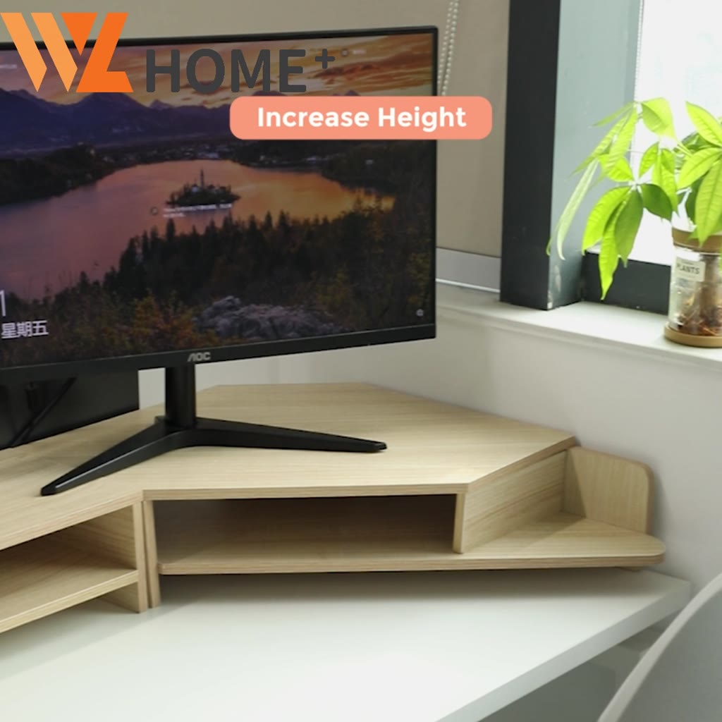 Monitor Shelf Computer Rack Monitor Stand Riser Monitor Rack Home ...