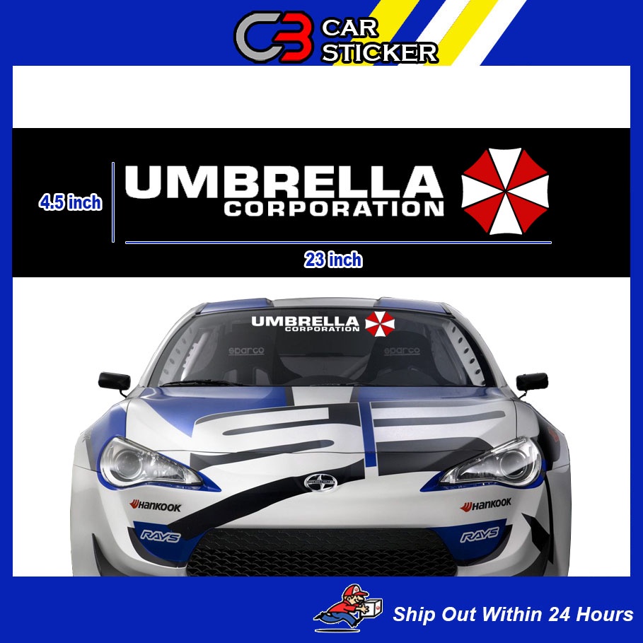 Umbrella Corporation Racing Car Sticker / cs762 | Shopee Malaysia