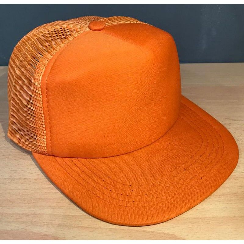 Trucker Cap Kosong/ Topi Kosong/ Topi Kosong Hitam Putih Merah Biru ...