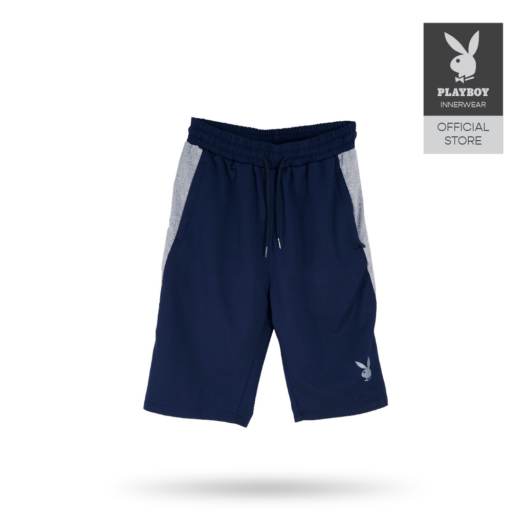 Playboy Men Innerwear Microfiber Loungewear Short Pants - Navy (1 Pc ...