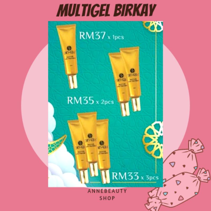 Ready Stock🔥BIRKAY Multigel🔥 + FREE GIFT🎁 | Shopee Malaysia