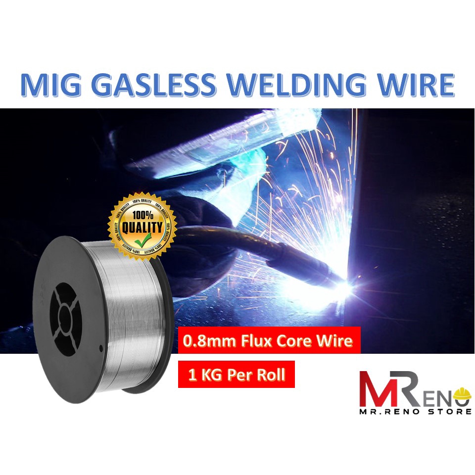 1kg 0.8mm Flux Cored Gasless Mig Welding Wire | Shopee Malaysia