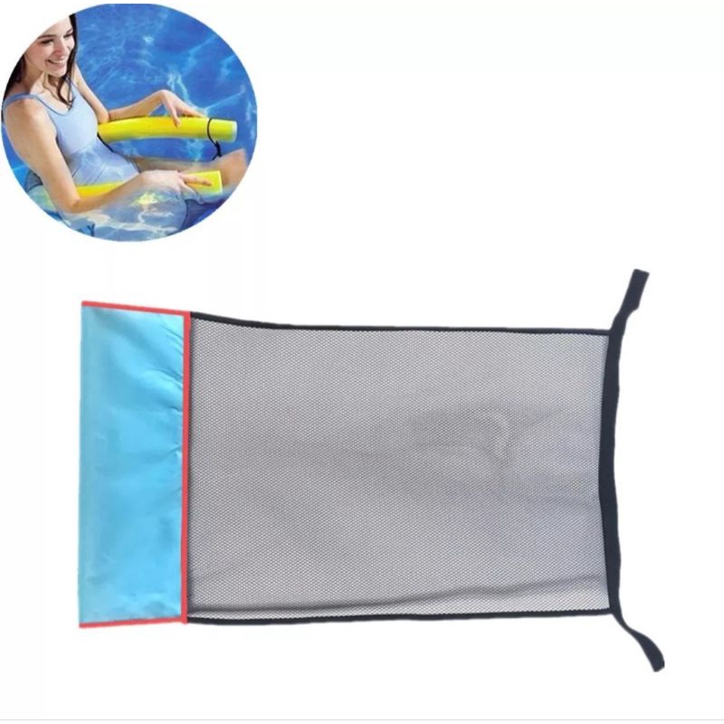 Sling Mesh Floating Chair Swimming Pool Noodle Net (Random Colour ...
