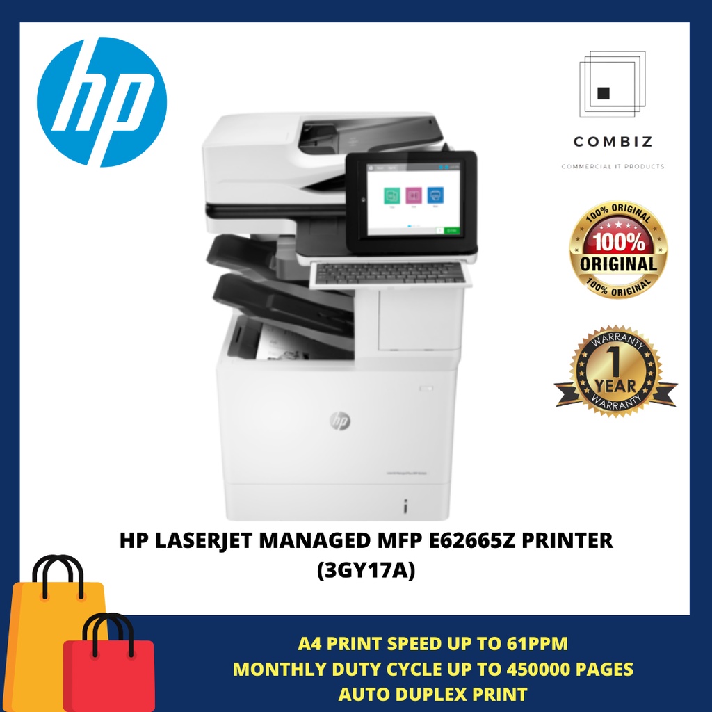 HP LASERJET MANAGED MFP E62665Z PRINTER (3GY17A) | Shopee Malaysia