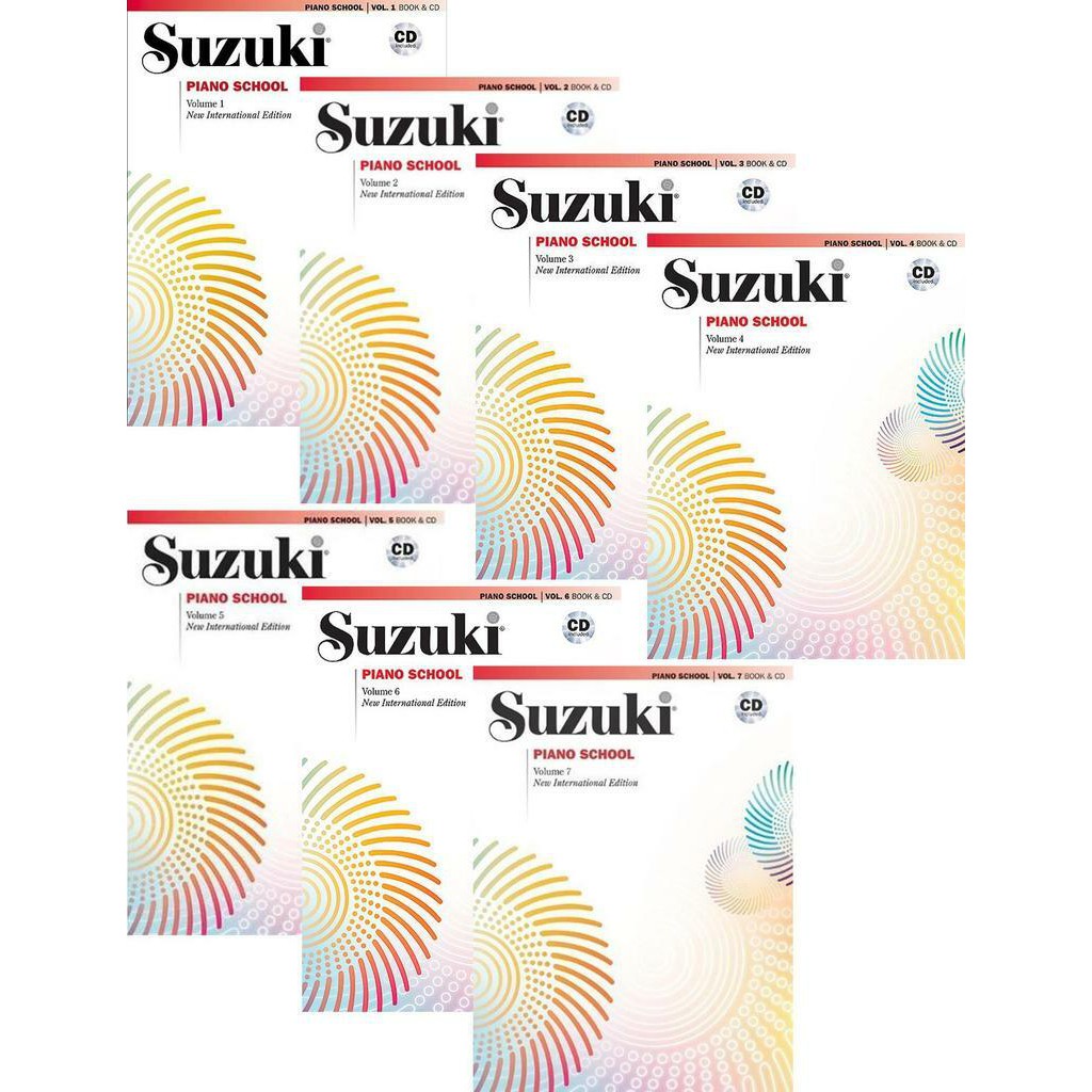 Suzuki piano School -piano Book- vol. 1 To 7-classic piano Book ...