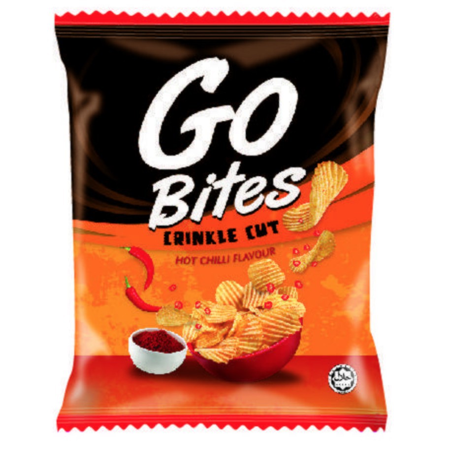 GO BITES CRINKLE CUT POTATO CHIPS 60G X 10'S | Shopee Malaysia