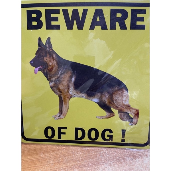 BEWARE OF DOG SIGN BOARD 20 x30 cm | Shopee Malaysia