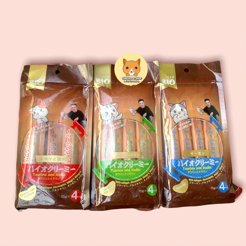 Bio Creamy Liquid Cat Snack | Shopee Malaysia