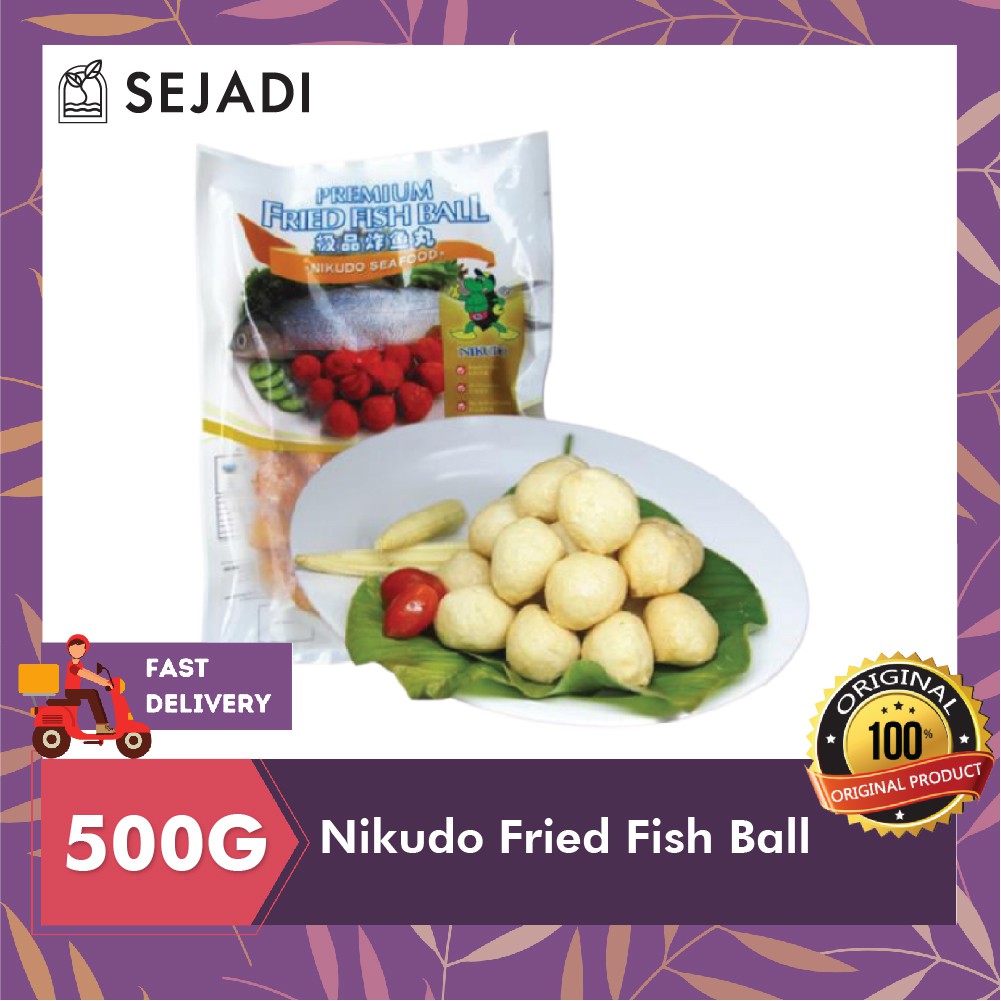 [Ready Stock Sejadi - Klang Valley Only] Nikudo Fried Fish Ball (500g ...