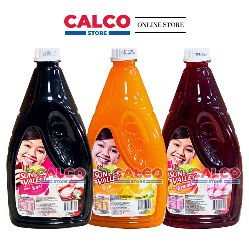 (2 Liter) F&N Sun Valley Kordial Cordial Syrup Drink Grenadine / Orange ...