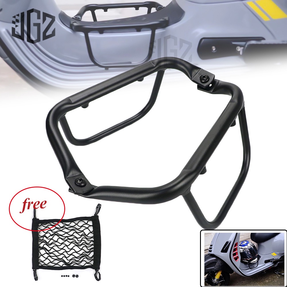 GTS Motorcycle Luggage Rack With Net Bag Front Pedal For VESPA 125 150 ...