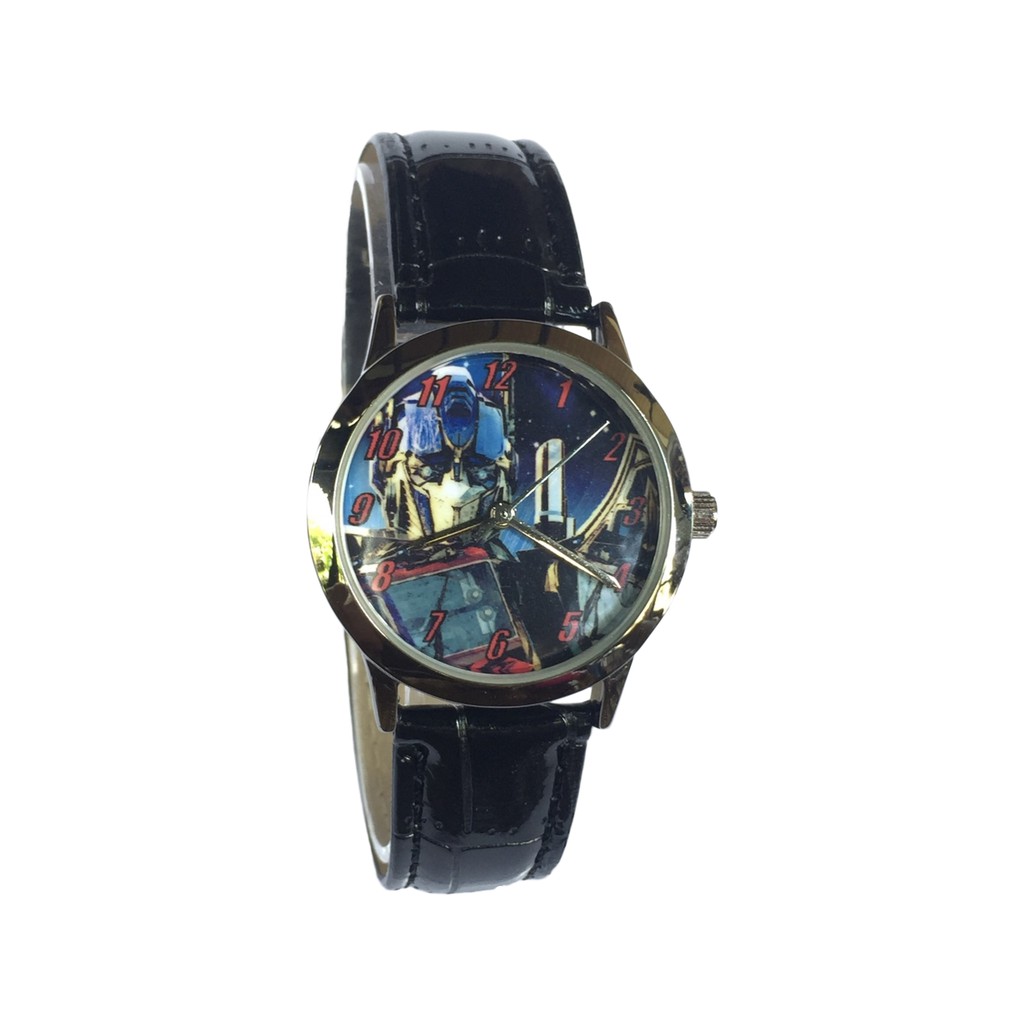 Hasbro Transformers Original Optimus Prime Watch TA713OP Black | Shopee ...