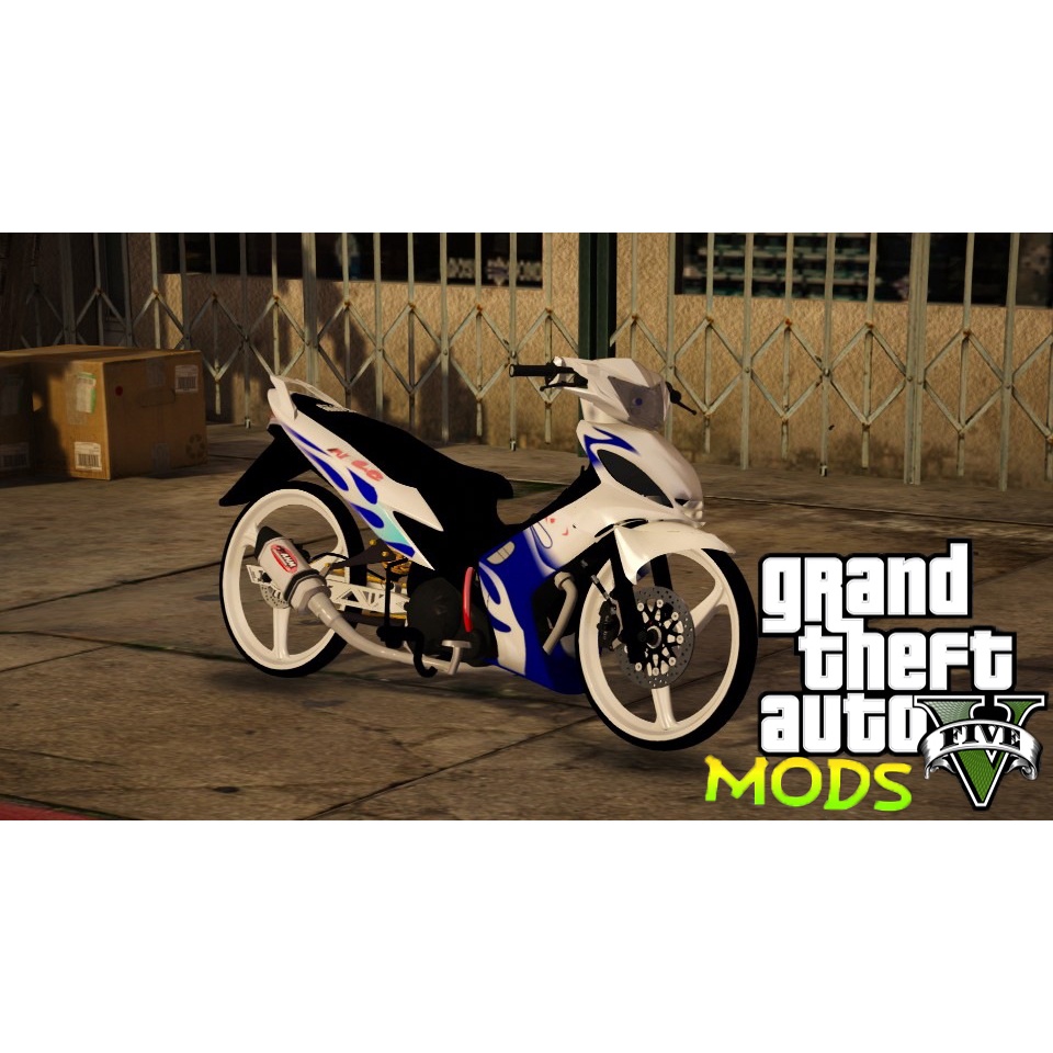 GTA V Mod Yamaha 135LC V1 Biru Api (AddOn/FiveM Ready/PC ONLY) | Shopee ...