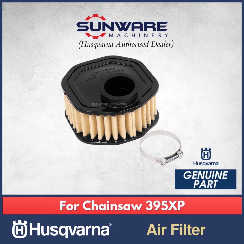 HUSQVARNA 395XP Chainsaw - Air Filter (Original Spare Part) | Shopee ...