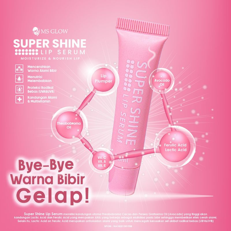 Ms Glow Super Shine Lip Serum | Shopee Malaysia