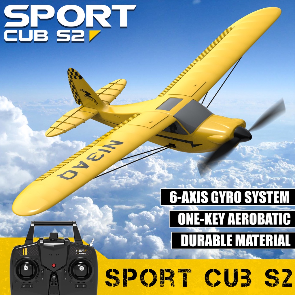 VOLANTEXRC RC Plane Sport Cub 400 2.4GHz 3CH 3level Flight Control ...