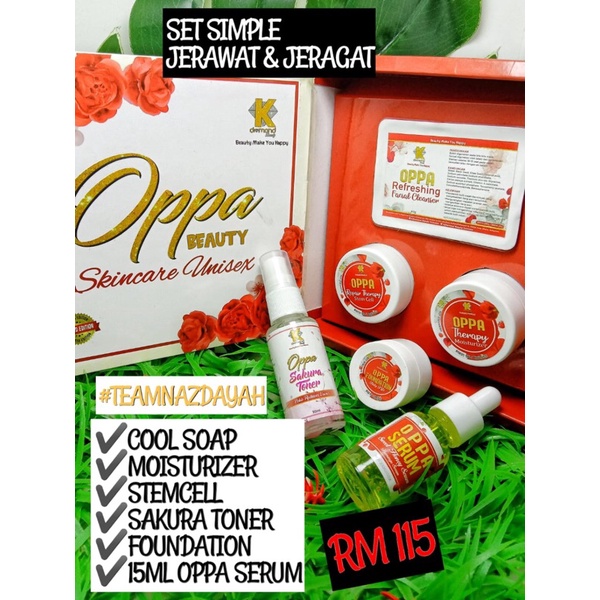 OPPA SKINCARE SESUAI UNTUK KULIT KUSAM + FREE GIFT SPECIAL | Shopee Malaysia