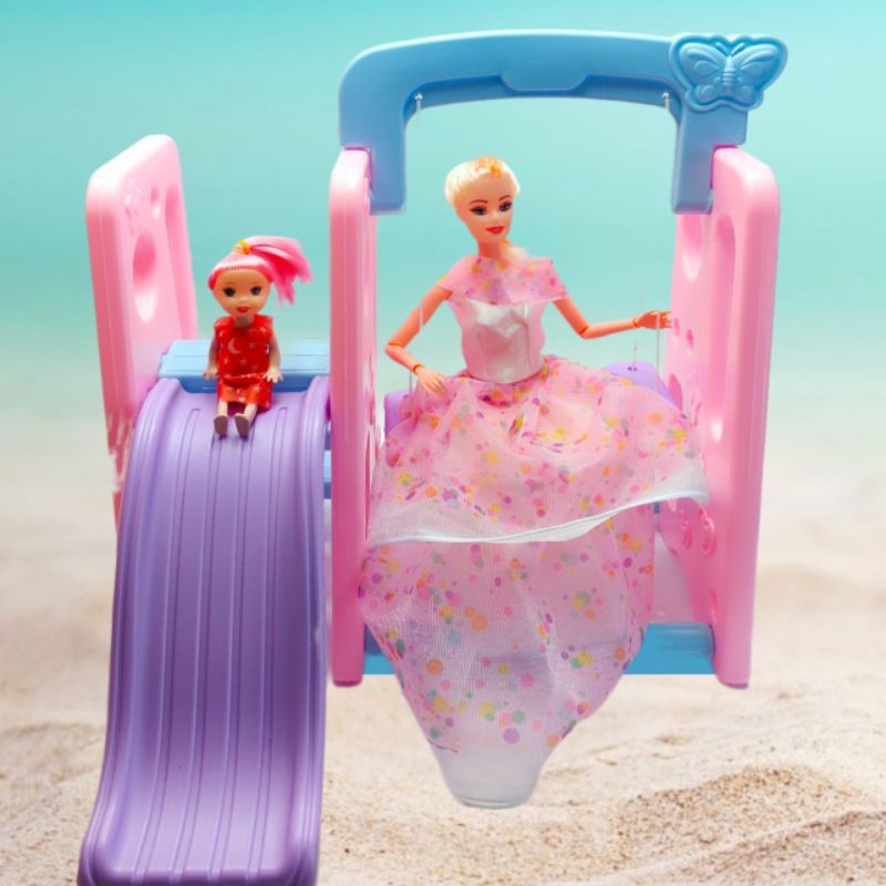 Barbie Barbi Doll Slide Slide Kids Toy/Playground Kids Toy SH363 ...