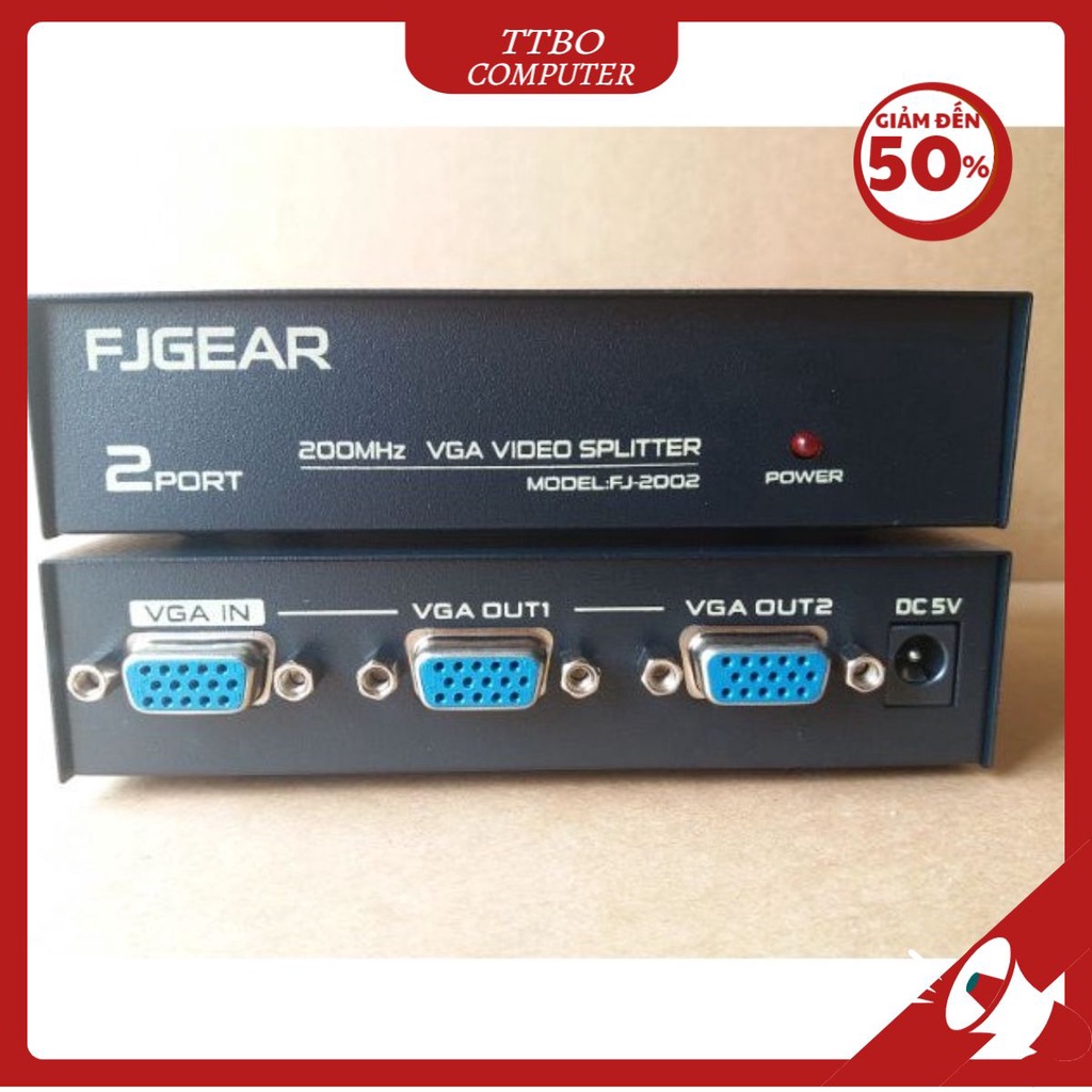 Vga screen splitter 1 to 2, 1 to 4,1 to 8 ensure quality TTBO COMPUTER ...