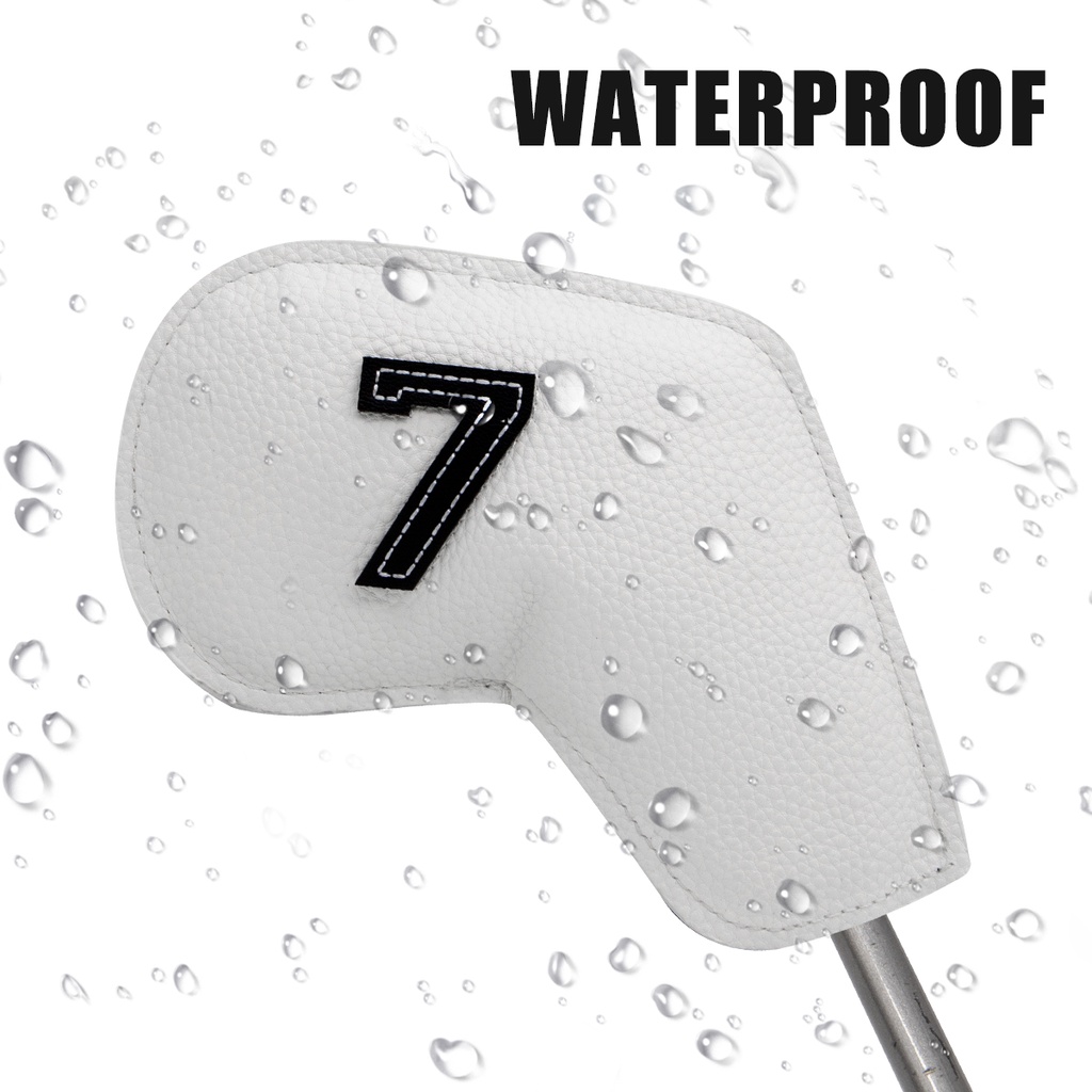 10pcs/Set Double-sided Digital Golf Iron Headgear Iron Headgear Wedge ...