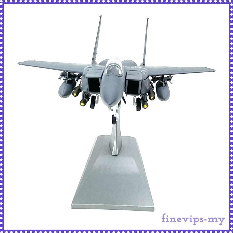 [FinevipsMY] 1/100 F 15E Fighter Aircraft Plane Model Miniature with ...