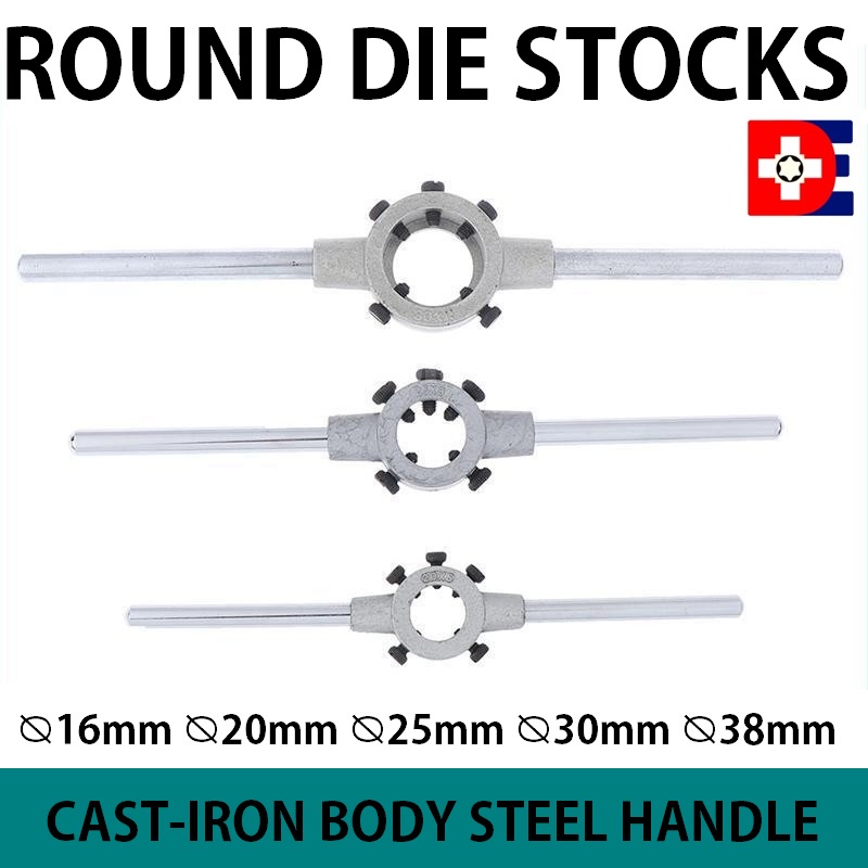 round die stocks button round die wrench handle 16mm 20mm 25mm 30mm ...