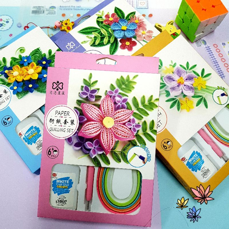 Quilling Art Set / Origami / DIY Seni Kertas / Handmade Art / Creative ...
