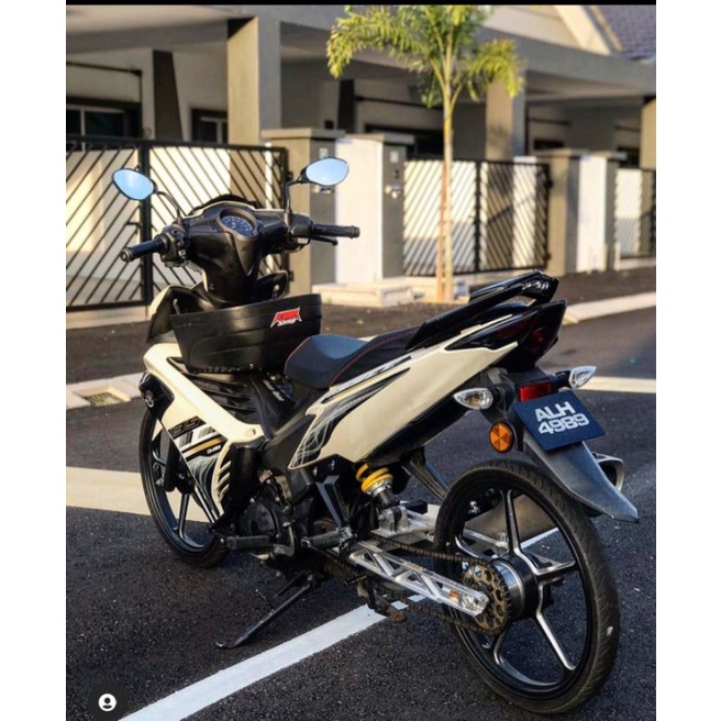 COVERSET LC 135 V2/V3/V4/V5/V6/V7 CREAMY WHITE | Shopee Malaysia
