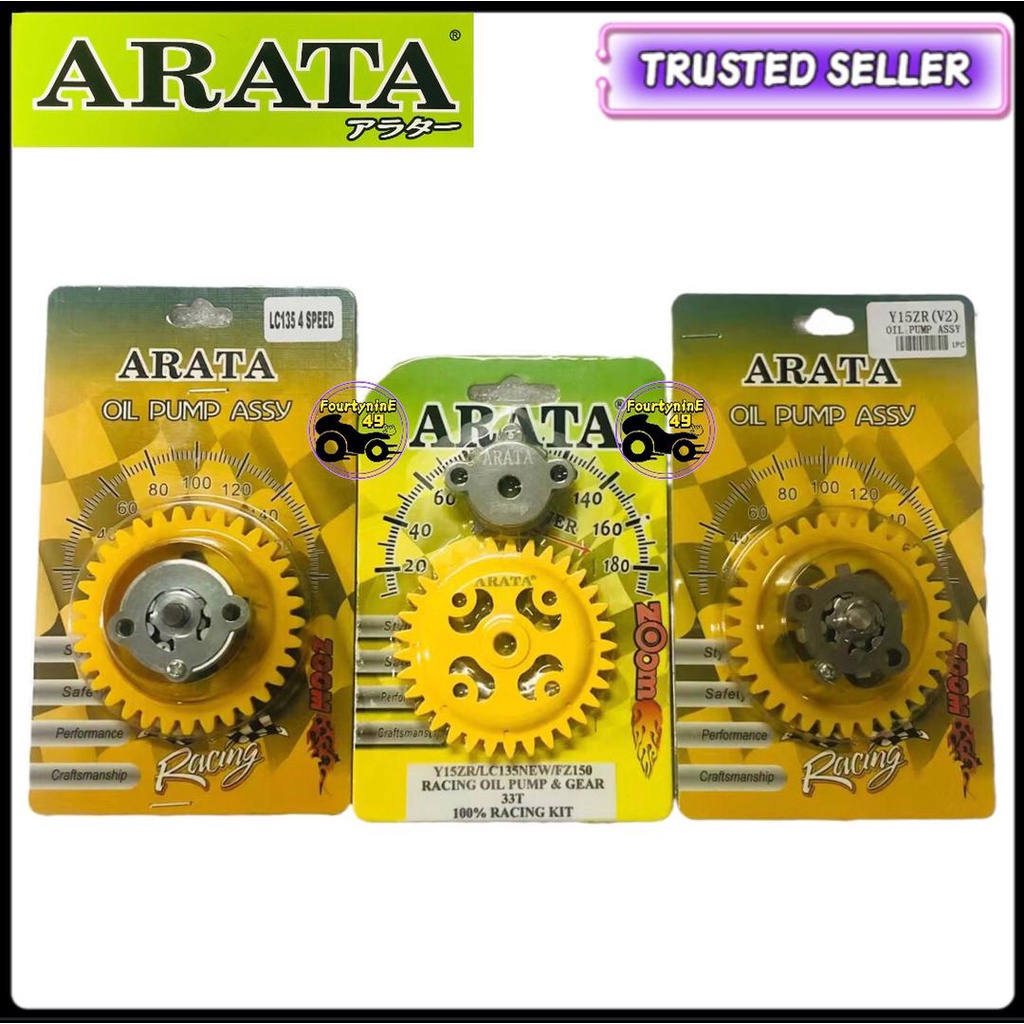 LC135 / LC135 5S / FZ150 / Y15ZR V1 / Y15ZR V2 / EX5 CLASS / RS150 RACING OIL PUMP+GEAR ARATA ...