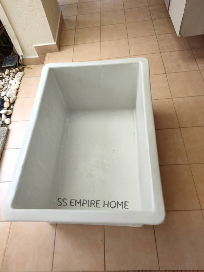 NEX 3 x2x1.5 White Fiberglass Fish Tank Water Pond Aquarium Heavy Duty ...