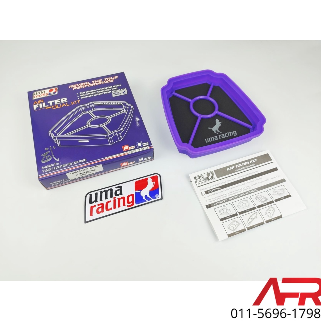 Y15ZR/YSUKU/Y15/Y16ZR/SNIPER150 AIR FILTER UMA RACING DOUBLE LAYER ...