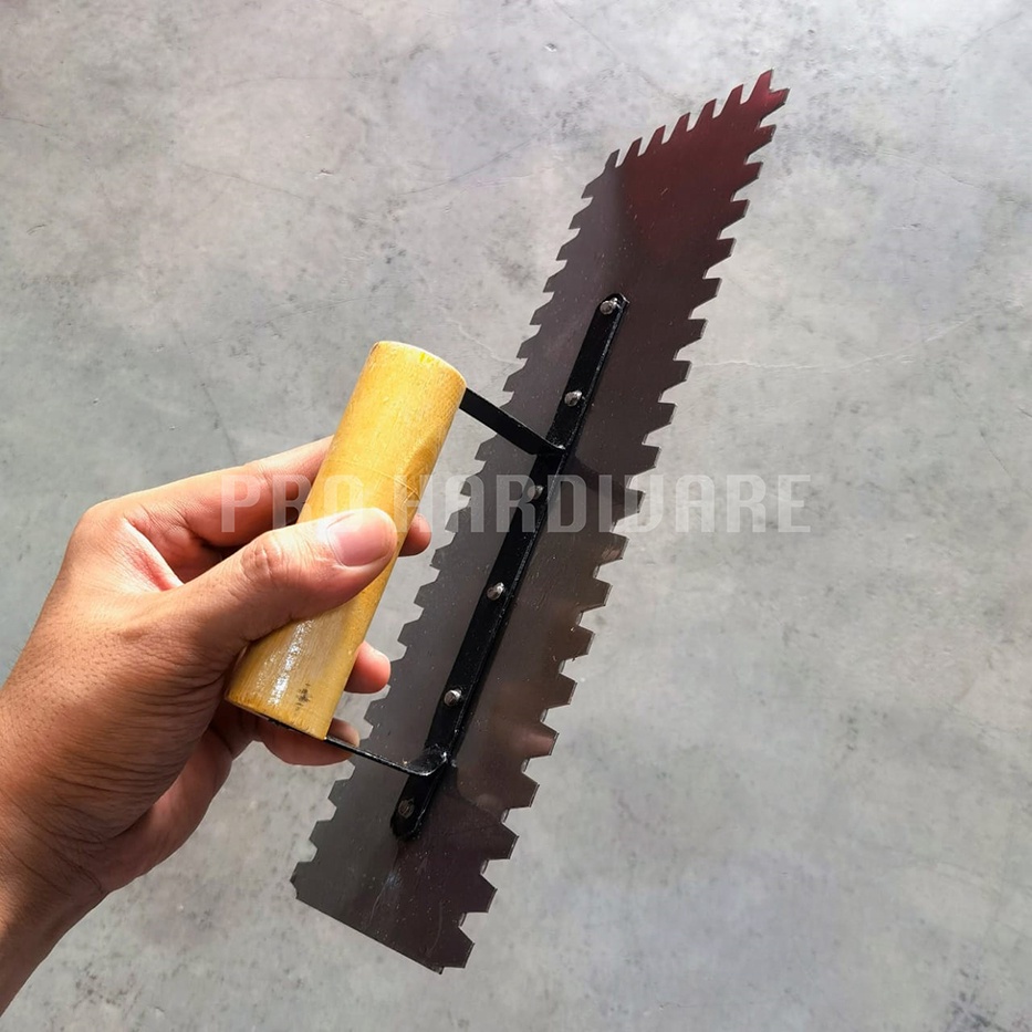 (Small Teeth) Trowel Tiles ; Camca Jubin ; Trowel Simen Mosaic ( Kasar ...